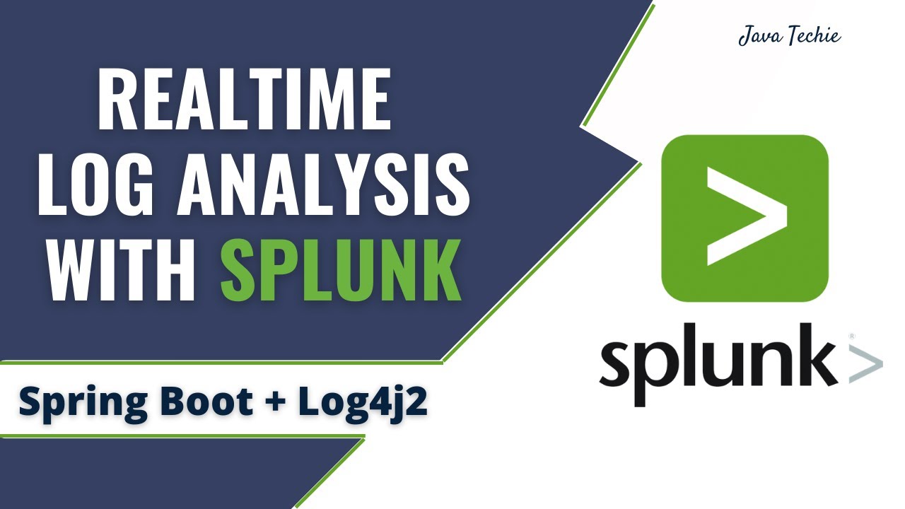 Spring Boot With Splunk Integration | Realtime logs analysis using Splunk | HEC | JavaTechie