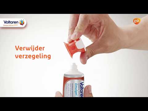 Voltaren Emulgel 1.16 % Doseer- En Smeerdop - How to open / How to apply ?