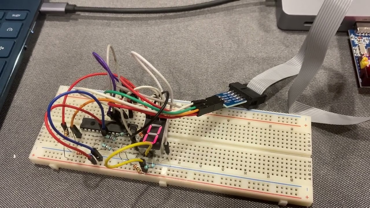 Video 3 letras en display brU 