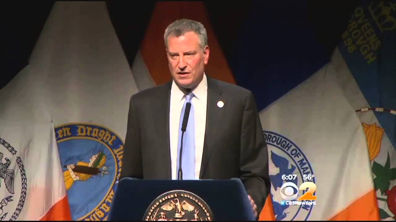 Mayor De Blasio Marks First 100 Days In Office
