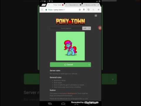 Why I can't play pony town !!!!!! Why !!!!!