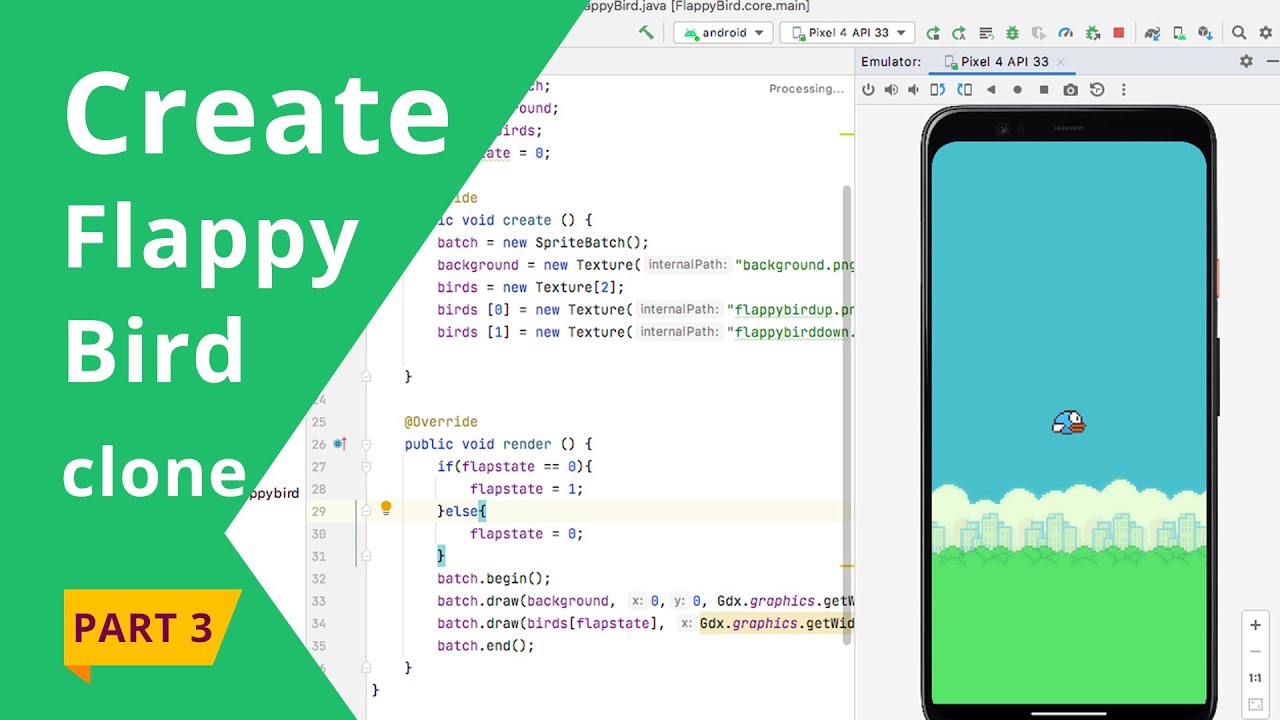 Working with Sprites | Create a Flappy Bird clone for Android