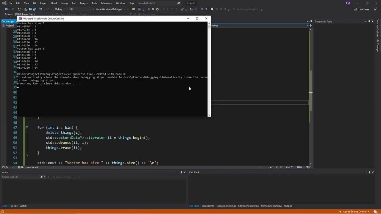 C++ For Game Developers 5: Delete certain elements from a Vector