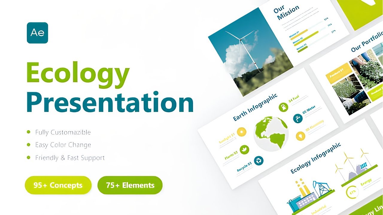 Ecology & Environment Presentation - After Effects Template