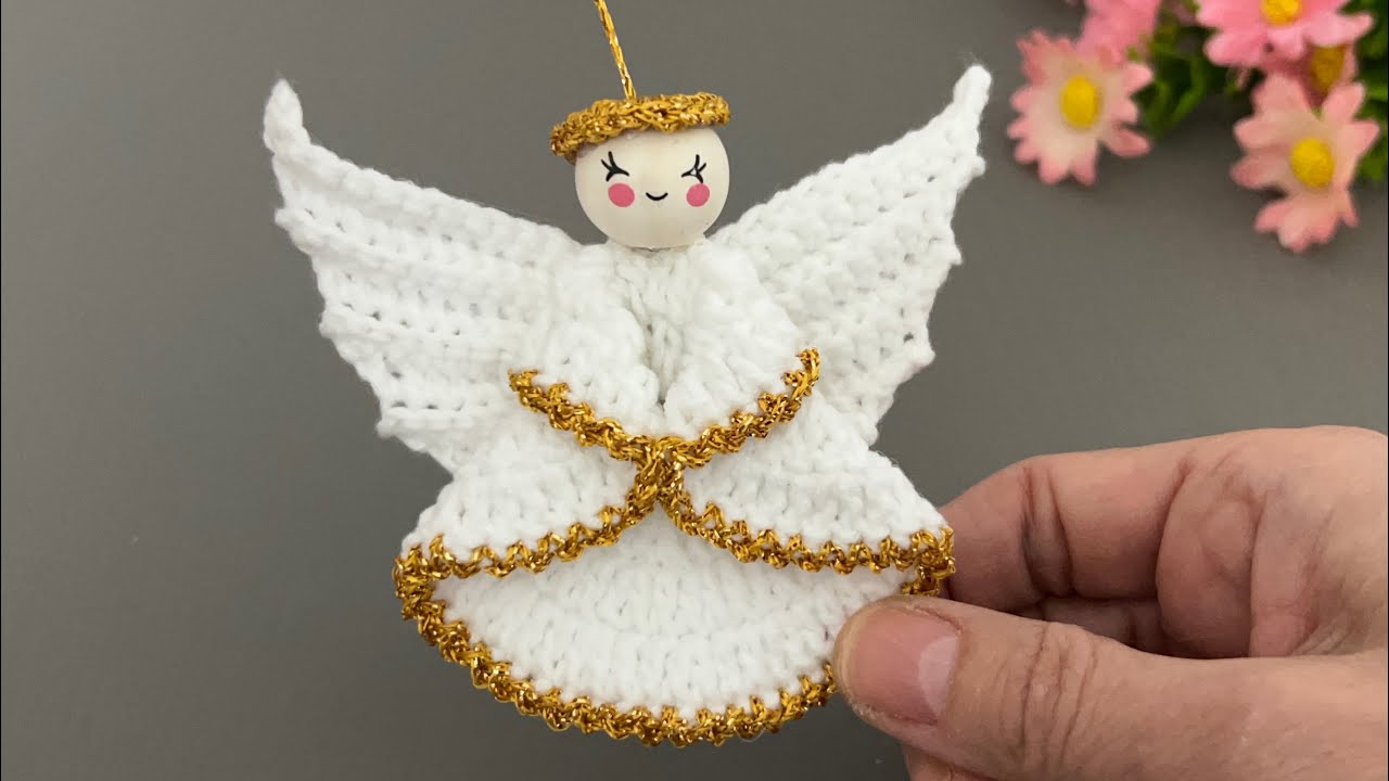 Crochet Angel Ornament That Looks Expensive & Handmade 🎄