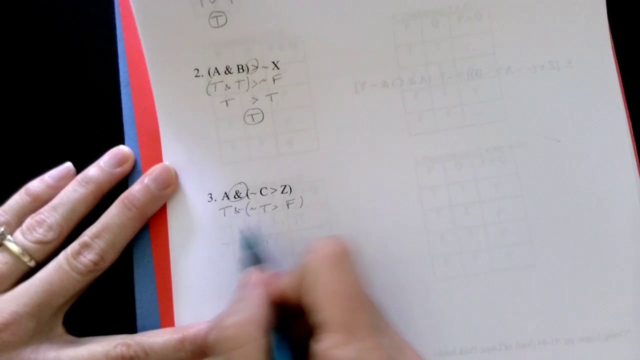 Worksheet #7 (from your book)