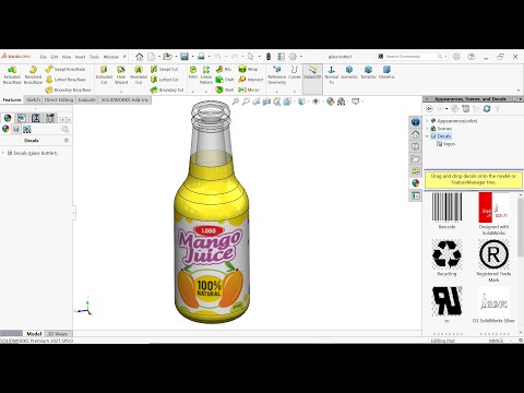 Insert Decals in SolidWorks