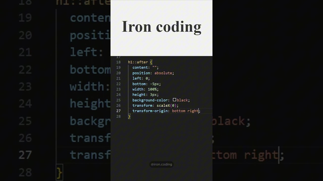 Underline Animation with CSS | Quick & Easy Tutorial!