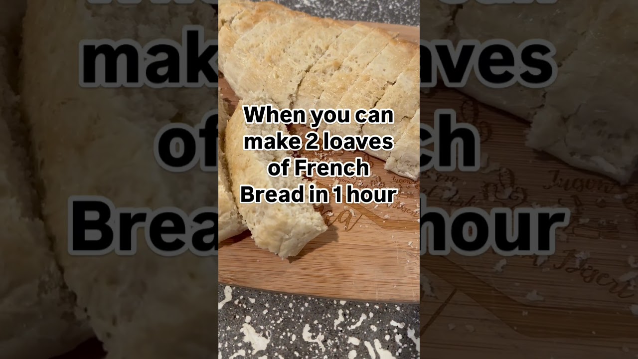 Fresh bread in 1 hour