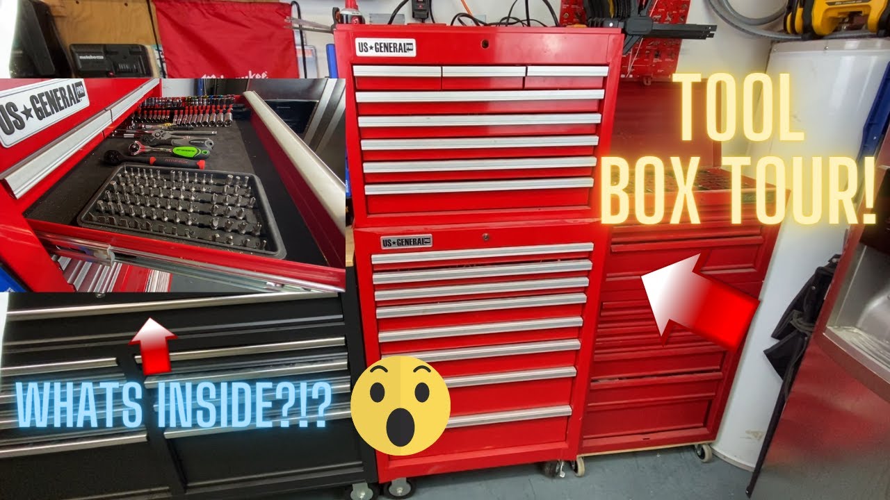 What's INSIDE my oldest Tool Box? US General Pro (Gen 1) Full Tour!