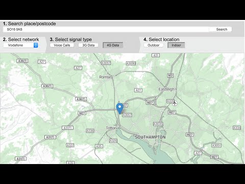 Ofcom Maps - Telecom coverage maps for UK unveiled