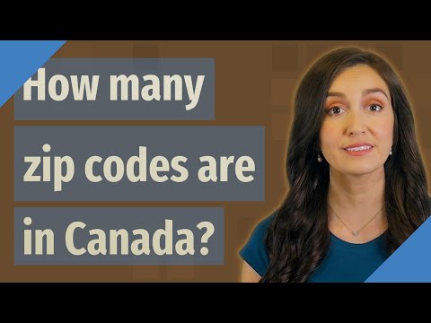 How many zip codes are in Canada?