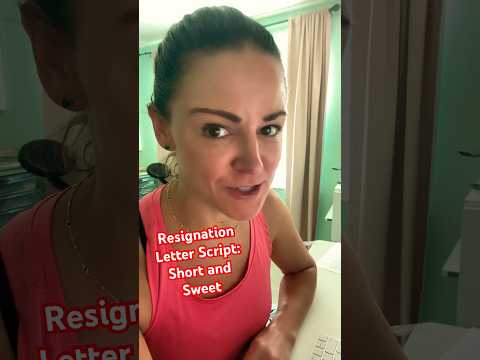 Resignation Letter Template: Short & Sweet and To The Point #resignation #letter #jobtips