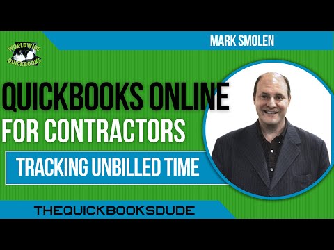 QuickBooks Online Contractors Track Non Billable Time Activities