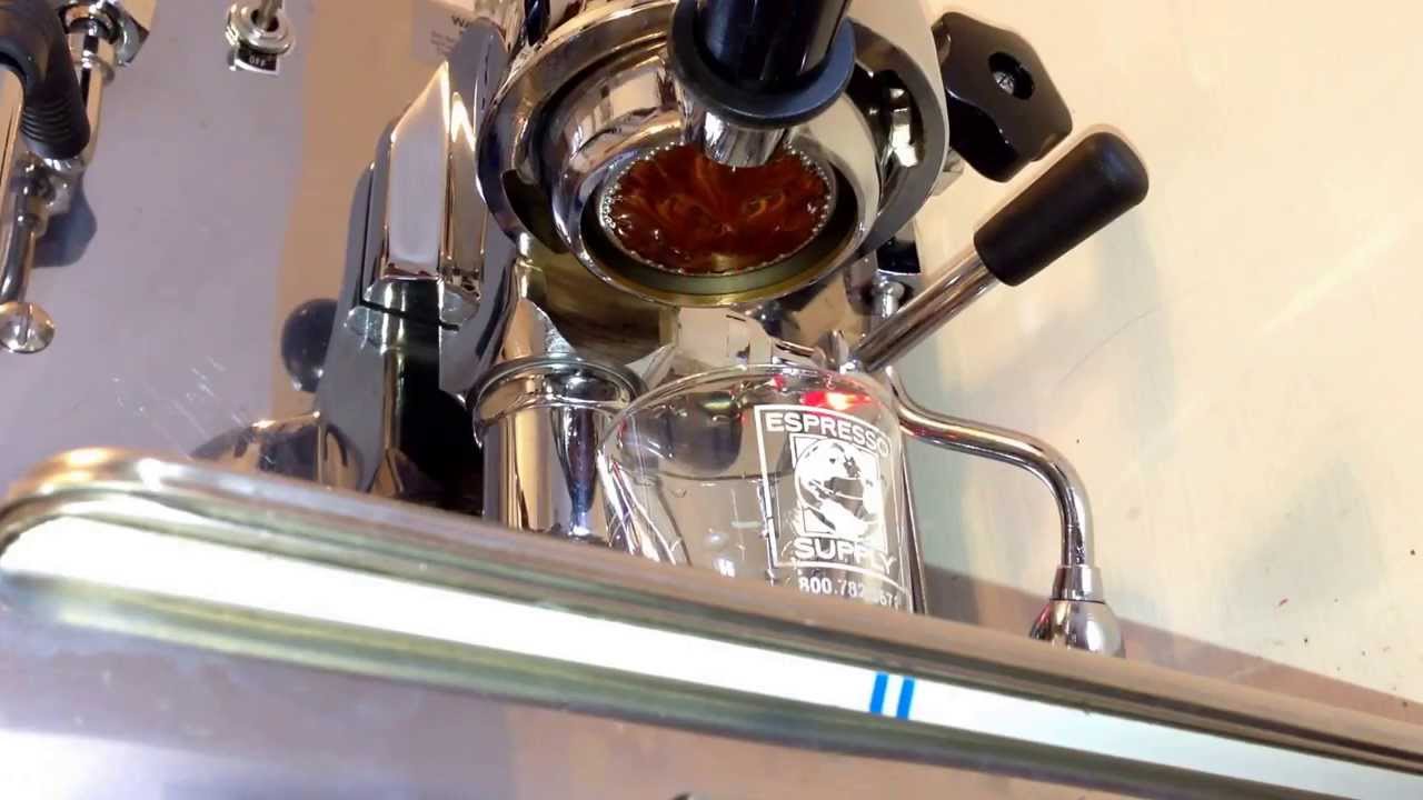 Expobar Leva 1 Espresso Trial Extraction #1