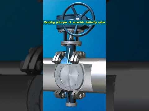 Do you know the working principle of the triple eccentric flange butterfly valve?