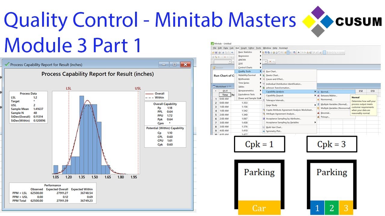 Quality Control - Minitab Masters Module 3