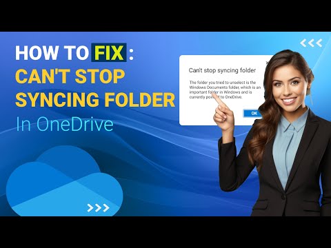 How to Fix: Can't stop Syncing Folder in OneDrive