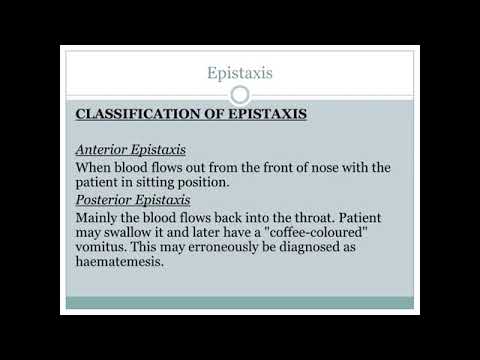 Epistaxis