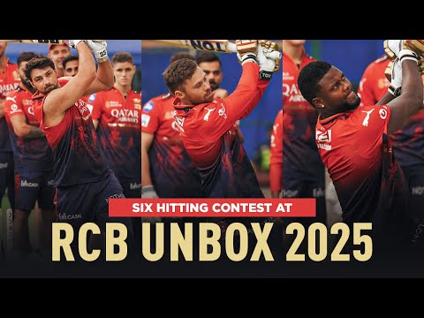 Six Hitting Contest at RCB Unbox 2025 | Balls Land in Cubbon Park & MG Road | IPL 2025