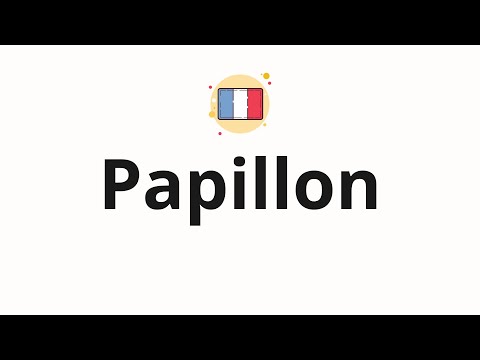 How to pronounce Papillon (Butterfly in French)