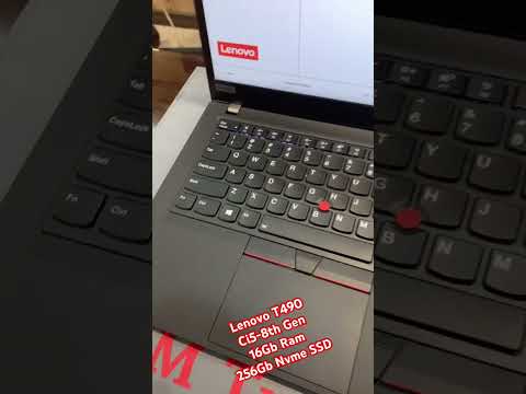 Lenovo ThinkPad T490 Ci5-8th Gen 16gb Ram - 256Gb NVMe # #lenovo #laptop #