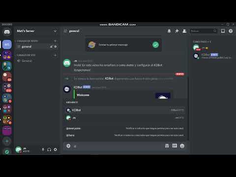 Discord #1 - Como CONFIGURAR y UTILIZAR el KDBOT