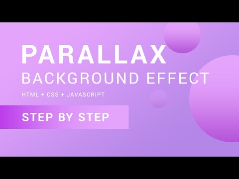 Parallax Background Effect Using Javascript with HTML and CSS (Step by ...