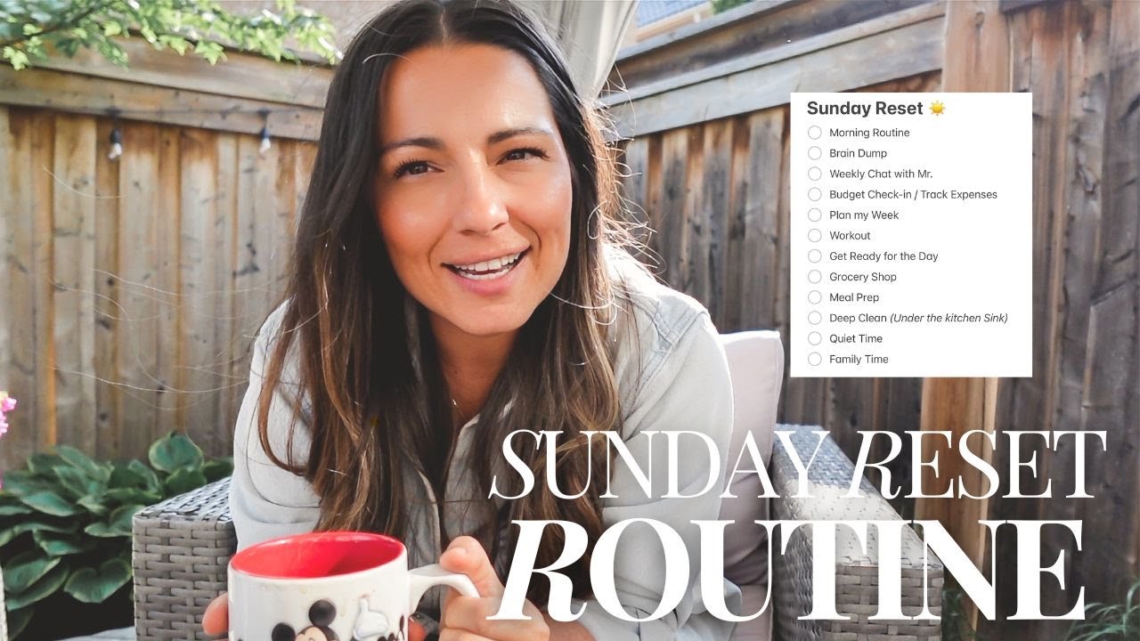 Sunday Reset Routine | How I Get Ready for the Week as a Mom in Her 40s