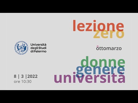 lezione zero - donne genere università