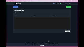 Text Bin - An Open Source Privacy Focused Alternative to PasteBin