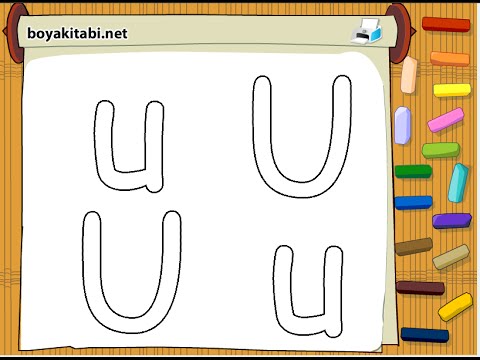 Alphabet Coloring Pages - Letter U Coloring Page