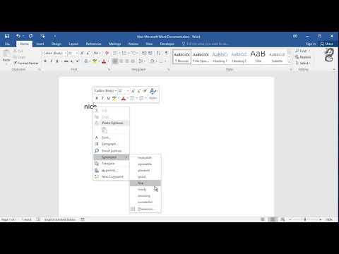 How to find or see synonyms in Word