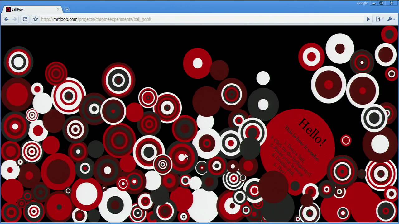 Chrome Experiments at Google I/O