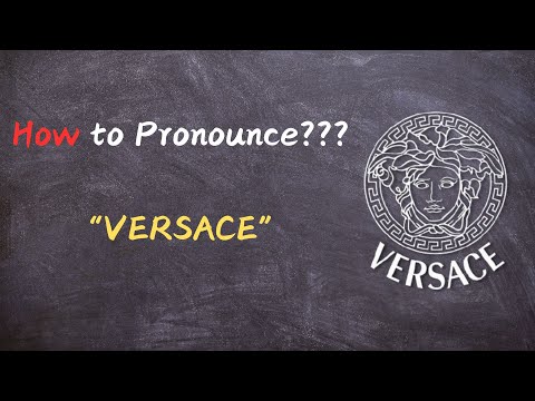 How to Pronounce 'Versace' Correctly! | Say It Right