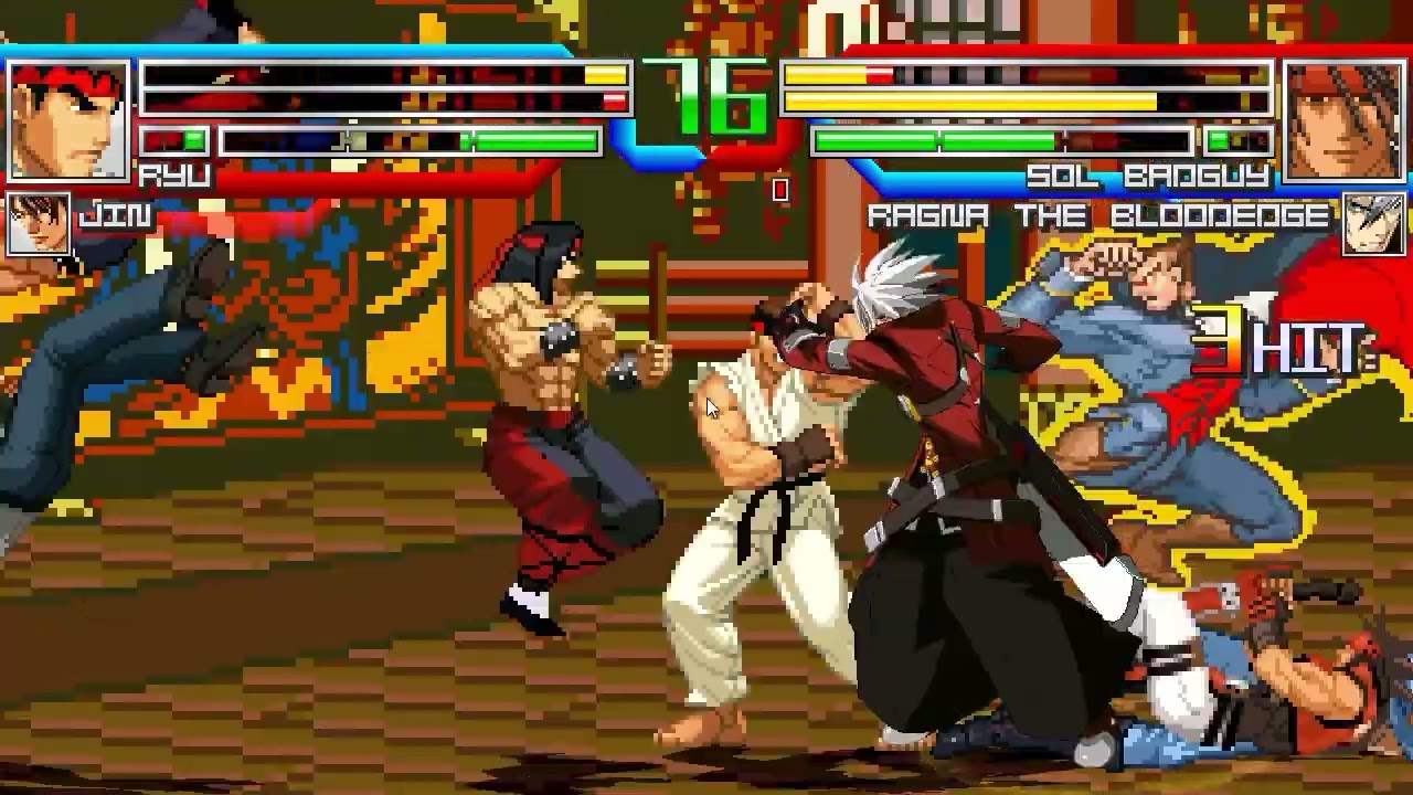 Fighting Game Protagonist 4v4 MUGEN