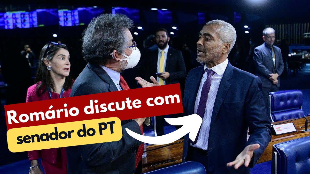 Romário discute com senador do PT: 