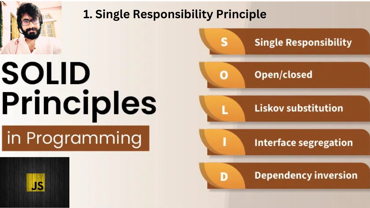1. Single Responsibility Principle ( S.O.L.I.D - JAVASCRIPT )