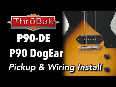 ThroBak Dog Ear P90 (9.0k) Black | Reverb