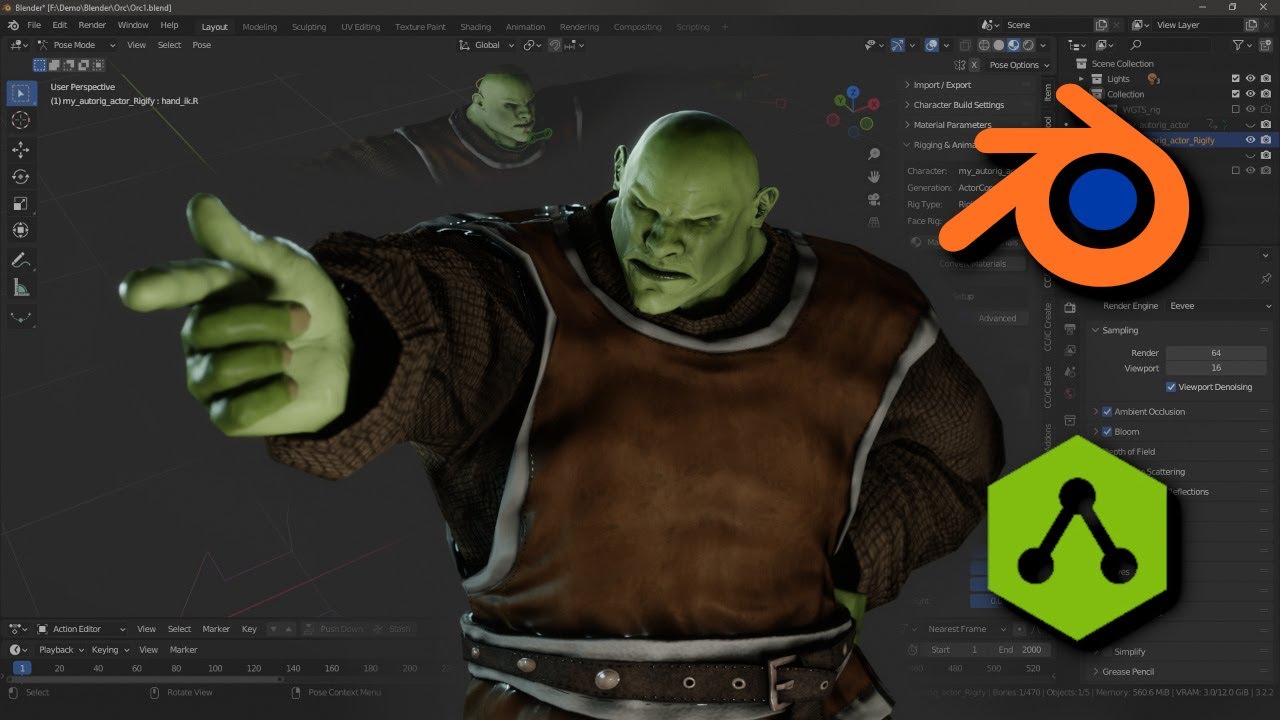 Importing Custom Character from Blender - Blender - Reallusion Forum | Community for iClone ...