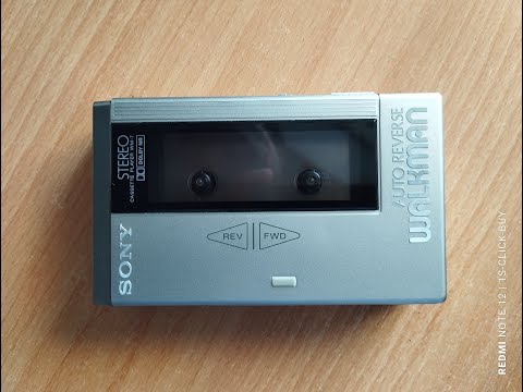 Sony Walkman Cassette Player WM 7 silver working Video test | Reverb