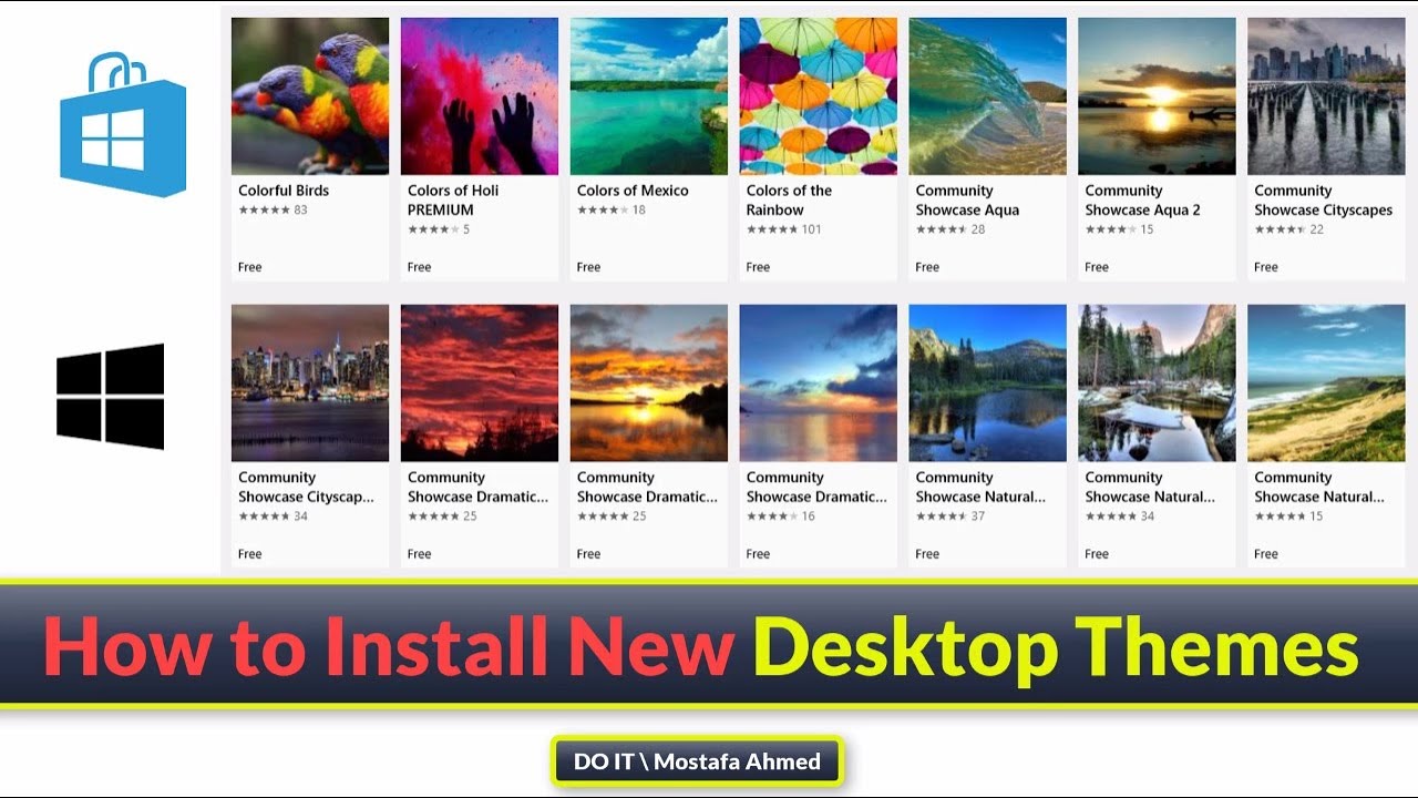 How to Install New Desktop Themes in Windows 10