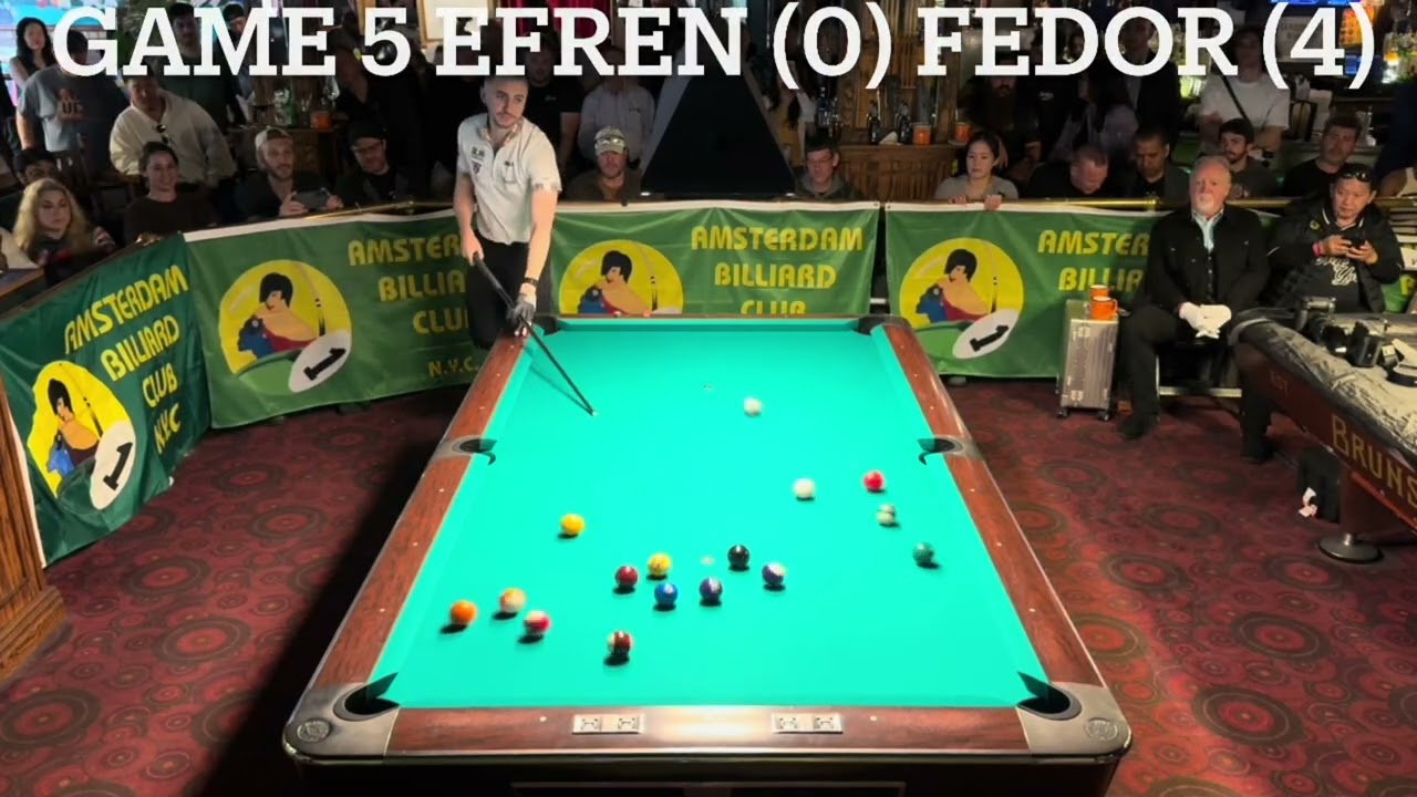 🔥 Efren Reyes vs Fedor Gorst — NYC Insane 8-Ball Exhibition Match 🎱Two generations of gods collide