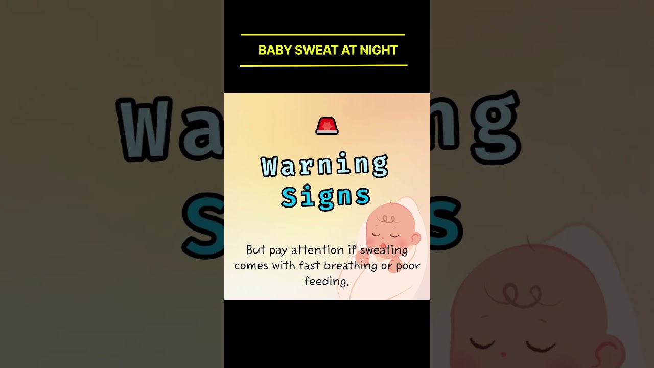 Why Does My Baby Sweat While Sleeping? | Baby Night Sweats Explained #babysleeptips  #newmomhelp