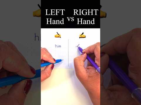 Left vs Right Handwriting English Words That Begin With H Youtube Shorts || #handwriting #shorts