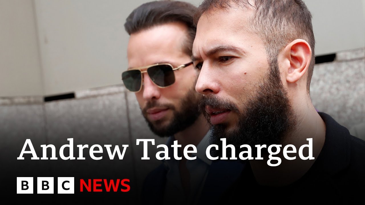 Andrew Tate charged with rape and human trafficking | BBC News