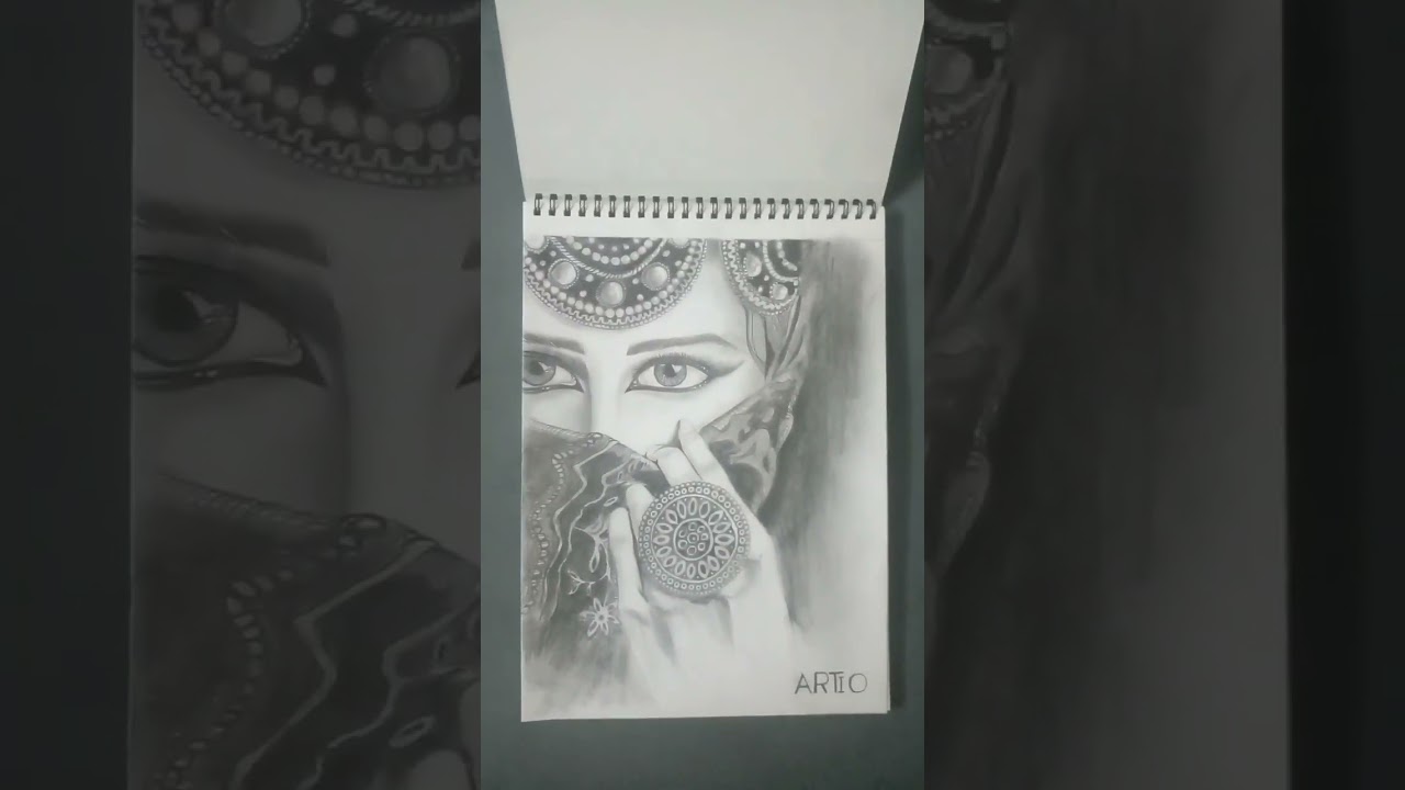 arabic woman art by ARTIO #subscribe #like #comment #shere