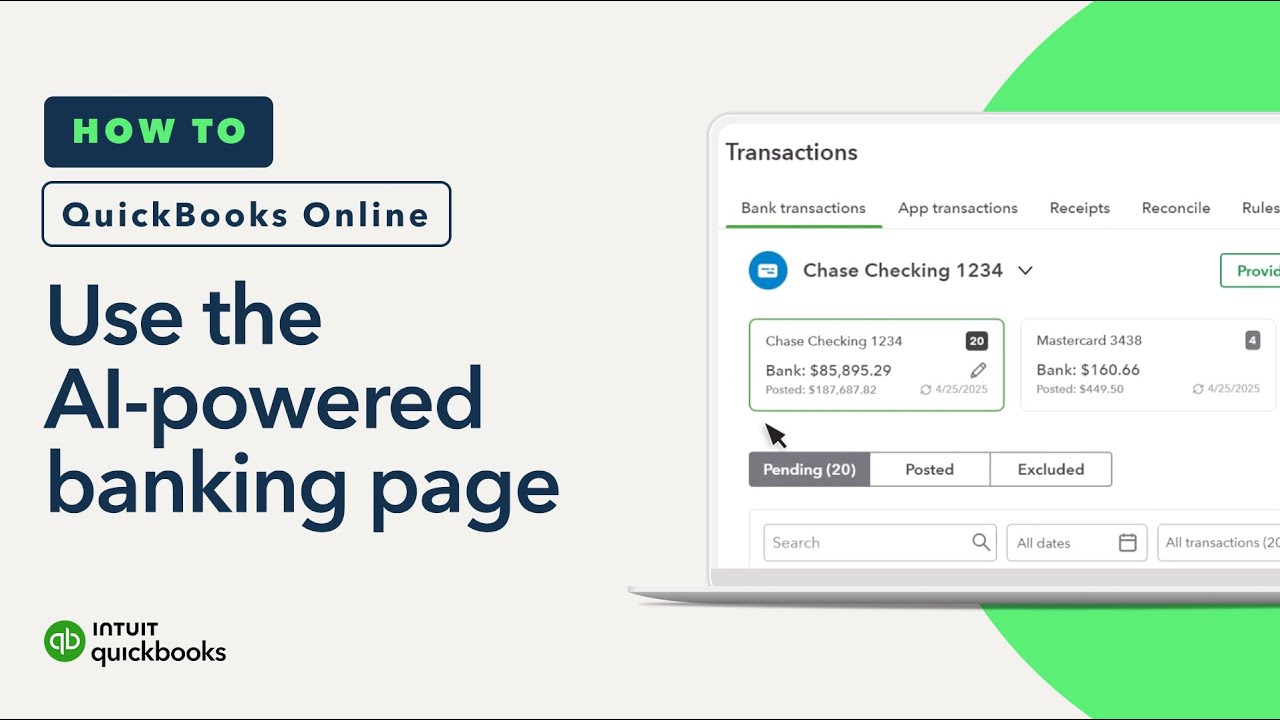 How to use the AI-powered banking page