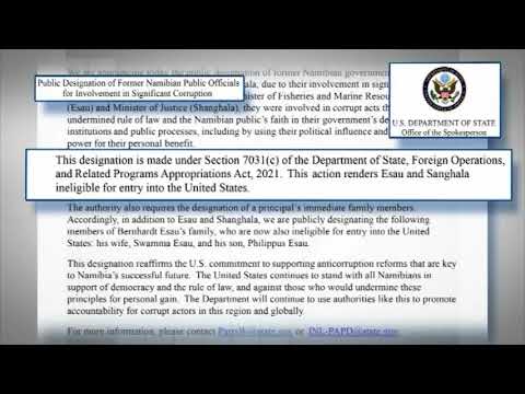 Esau, Shangala declared persona non grata in the United States - NBC