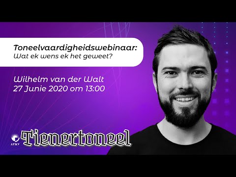 Webinaar met Wilhelm van der Walt